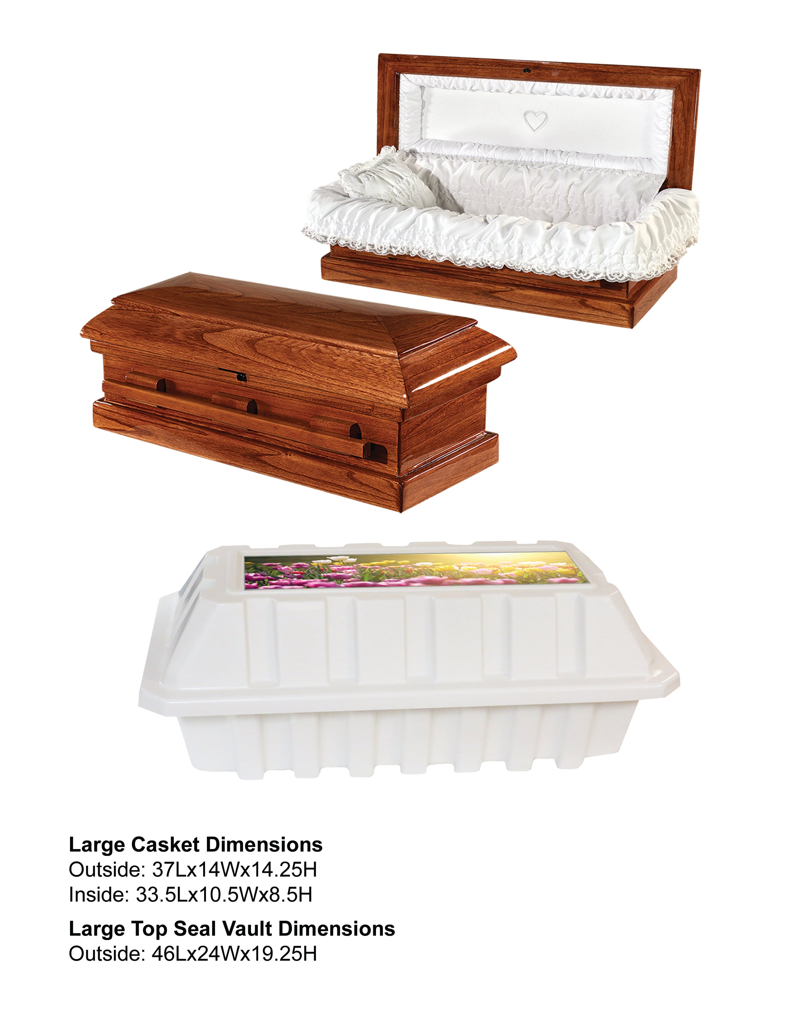 Polyguard - Large Infant Casket/Vault Combination – Duraglas Composites